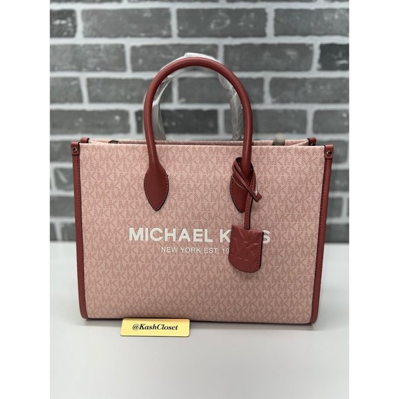 Michael Kors | Bags | Michael Kors Mirella Medium Ew Tote Dk Powder ...